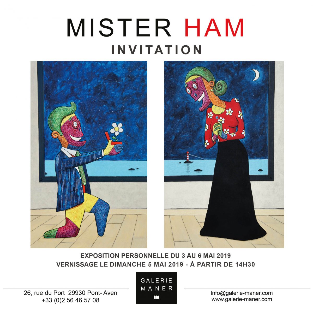 Exposition Mister HAM - Du 3 mai 2019 au 6 mai 2019 | Galerie Maner | Galerie d'Art Contemporain ...