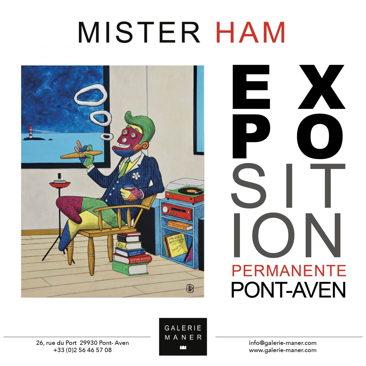 MISTER HAM VERSO 2019-01 | Galerie Maner | Galerie d'Art Contemporain à Pont-Aven - Bretagne ...
